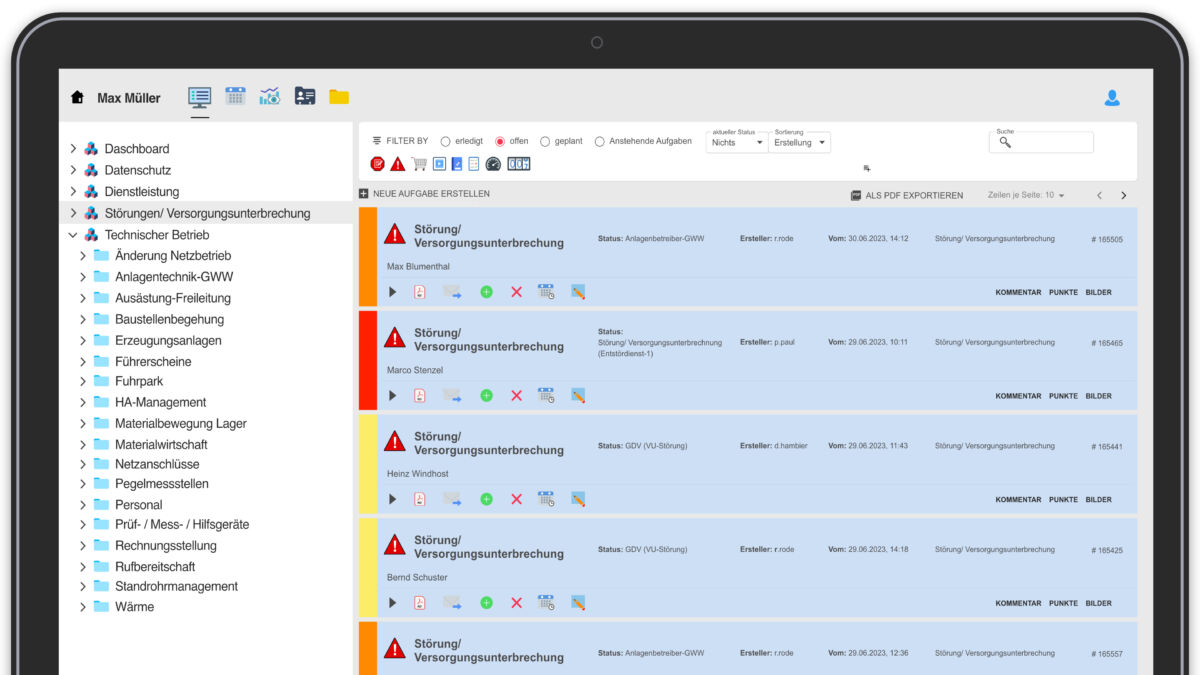 Prozessmanagement-System für Energieversorger